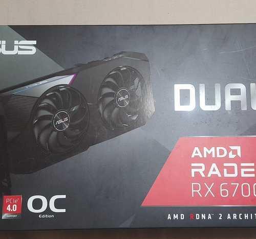 Новая видеокарта Asus Radeon RX 6700 XT