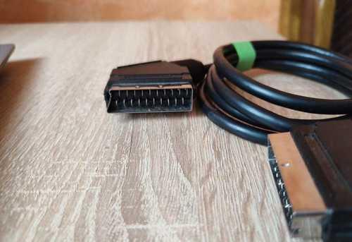 Scart кабель обычный, 1.5 метра