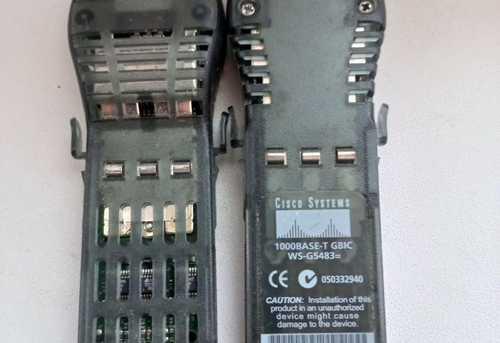 Трансивер Cisco WS-G5483 1000base-T gbic RJ45