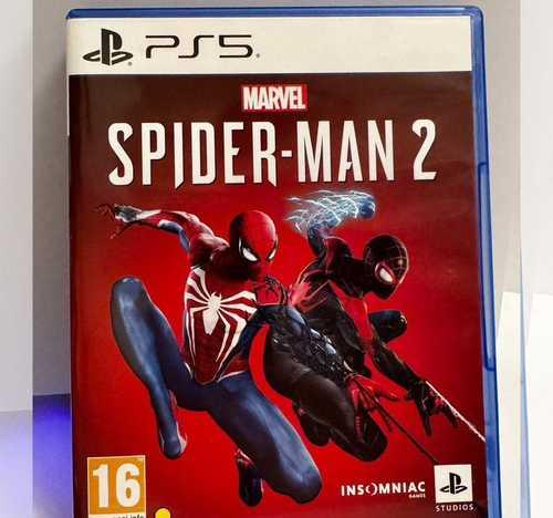 Spider man 2 ps5 диск на русском