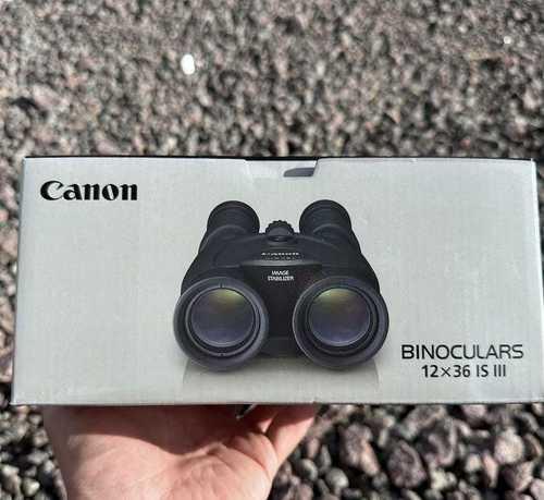 Бинокль Canon 12x36 IS III