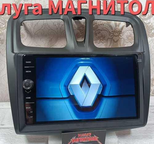 Магнитола Renault Logan 2 Sandero 2/32 Гб 8яд andr