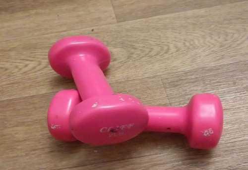 Гантели 2 lb 1кг