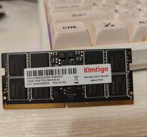 Оперативная память ddr5 sodimm 4800 Kimtigo 16gb