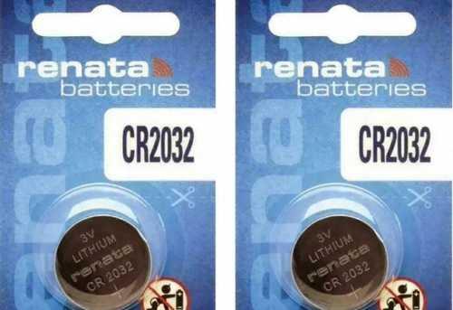 Батарейки рената Renata 2032 2025 2016 оптом