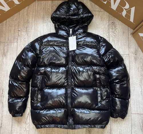 Пуховик Zara x Moncler puffer jacket