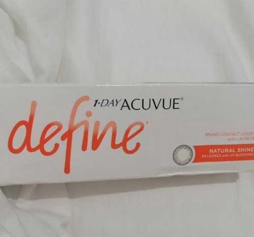 Линзы acuvue define natural shine