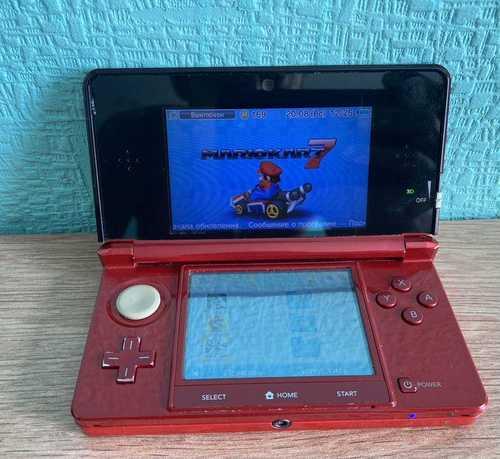 Nintendo 3ds красная + 32 гб