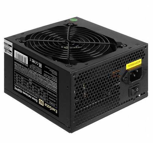 Блок питания Exegate бп 450W ExeGate 450PPE ATX, apfc, PC, 12cm fan, 24p, (4 4)p, PCIe, 5SATA, 3IDE