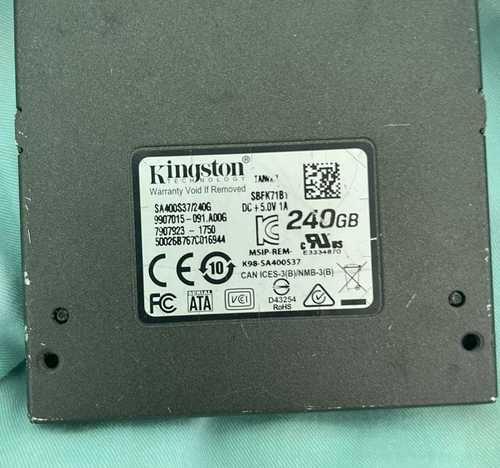 Ssd kingston 240