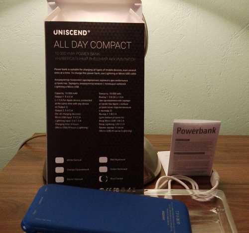 Power bank Uniscend All Day Compact 10000 мAч