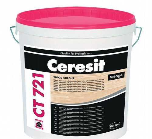 Ceresit CT 721 visage Пропитка дерево база (Сереб