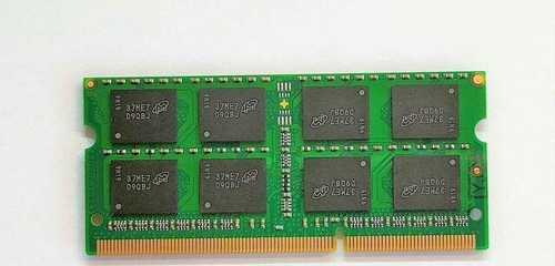 Память Micron DDR3 sodimm 8Gb 1600MHz 2шт