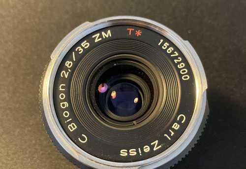 Carl Zeiss C Biogon 35 2.8 ZM