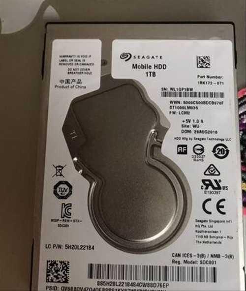 Жесткий диск 1 тб seagate st1000lm035