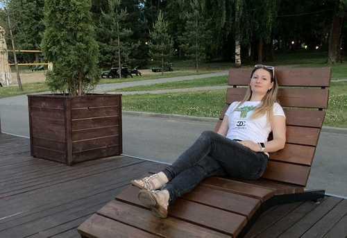 Шезлонг уличный