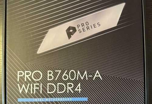 Материнская плата msi pro b760m A wifi ddr4