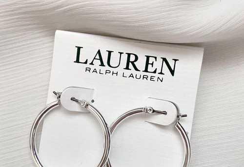 Новые серьги кольца Ralph Lauren оригинал
