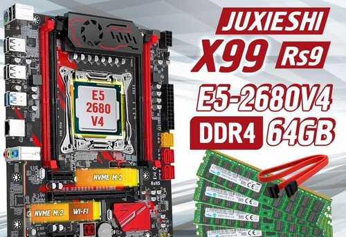 Лучший комплект x99 RS9 + 2680v4 + 64 гб DDR4