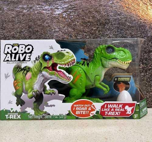 Новая Игрушка robo alive Zuru T- Rex