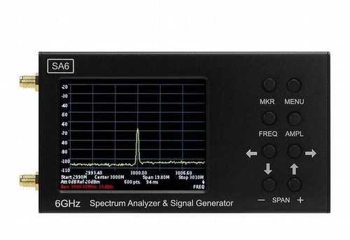 SA6 портативный анализатор спектра 35мгц - 6200мгц