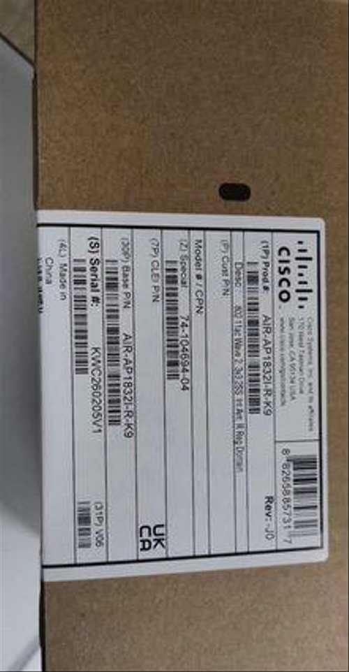 Точка доступа Cisco air-ap1832i-r-k9