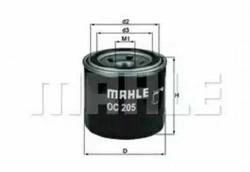 Mahle OC 205 Снят, замена OC 205 A Фильтр масляный