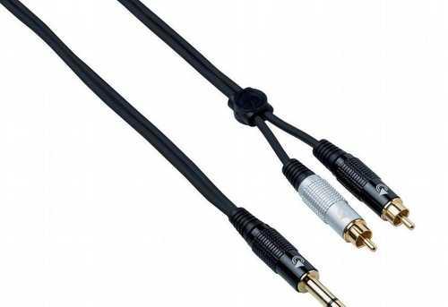 Кабель межблочный Jack-2RCA Bespeco eaysrm500 5 m