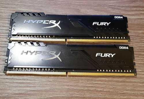 Оперативная память ddr4 HyperX fury 2x8gb 3200mhz