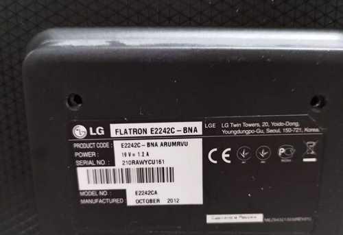 Монитор LG Flatron E2242C-BNA