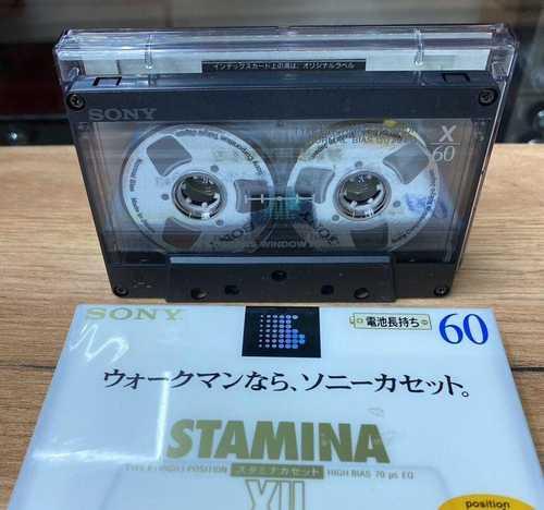 Аудиокассета Sony Stamina XII хром 60 (2592)