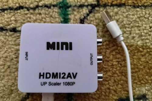 Переходник hdmi2av mini