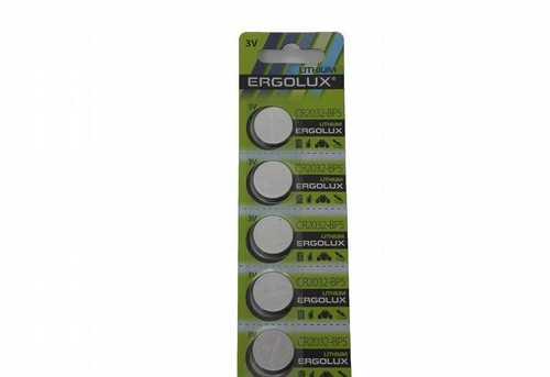Батарейка Ergolux CR2032