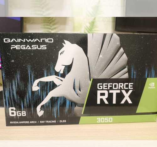 RTX 3050 6 GB Gainward Pegasus новая