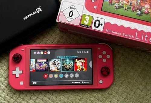 Nintendo switch lite + игры + 64gb