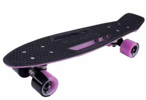 Скейтборд 113328 пластик Shark 22 purple/black
