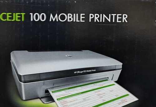 Мобильный принтер (АКБ) HP office jet 100