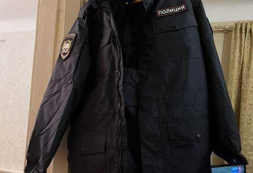 Полицейская форма костюм деми т/син красн кант