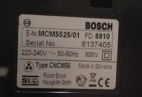 Кухонный комбайн bosh MCM 5525