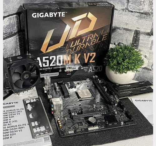 Комплект Ryzen 5 2600 / A520 / 16GB / ID Cooling