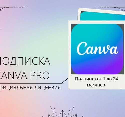 Canva pro подписка