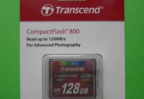 CompactFlash 128гб MLC Transcend карта для камеры