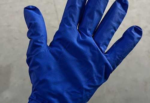 Перчатки медицинские нитриловые с покрытием флок
