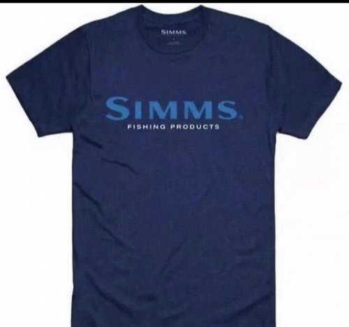 Футболка simms Logo dark moon heather (М)
