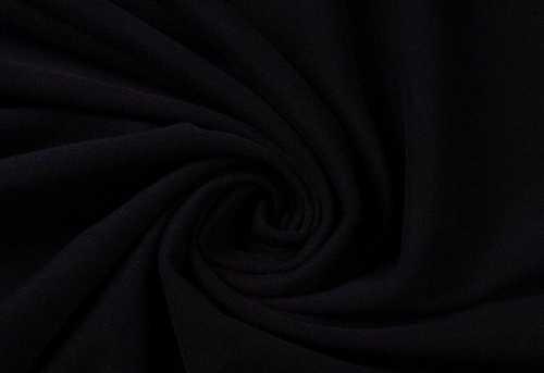 Футер 3х петля велюр ткань черный