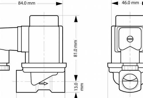 Danfoss 032U538116 - EV251B Клапан электромагнитны