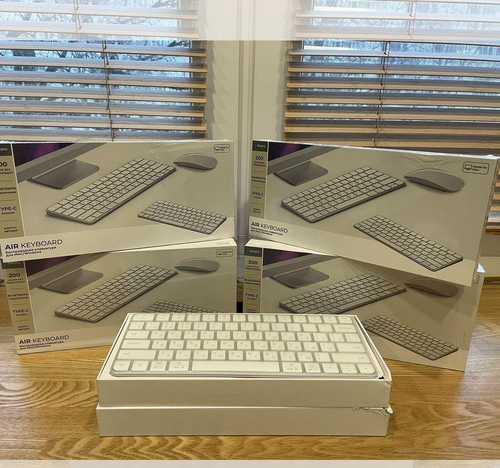 Клавиатура Mac Windows air keyboard металл новая