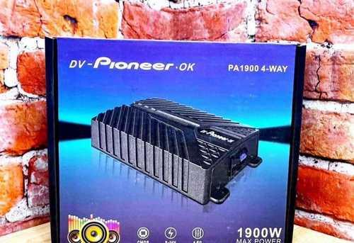 Усилитель Pioneer для Андройд магнитол. 1900W