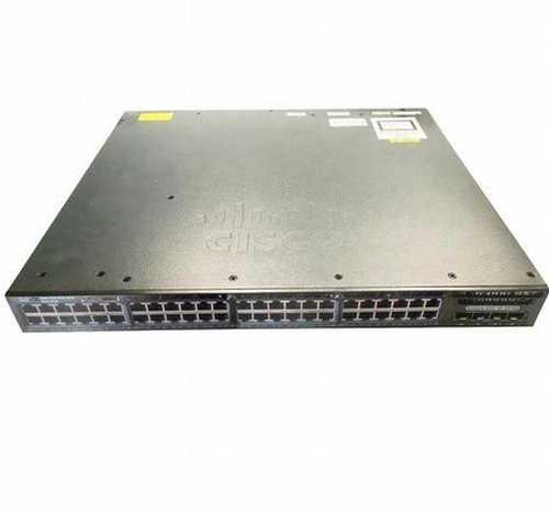 Оригинальный сетевой коммутатор WS-C2960X-24TS-LL на 24 и 2 порта SFP Giga с кабелем CAB-STK-E-0