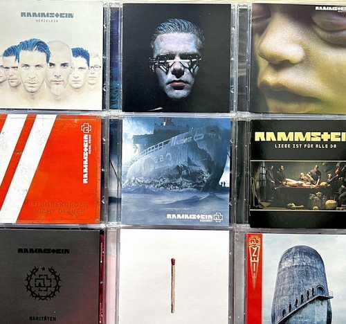 Музыкальные cd диски Rammstein дискография